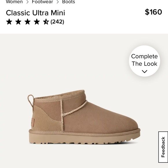 UGG | Shoes | Ugg Classic Ultra Mini Ankle Boots Sand Color | Poshmark